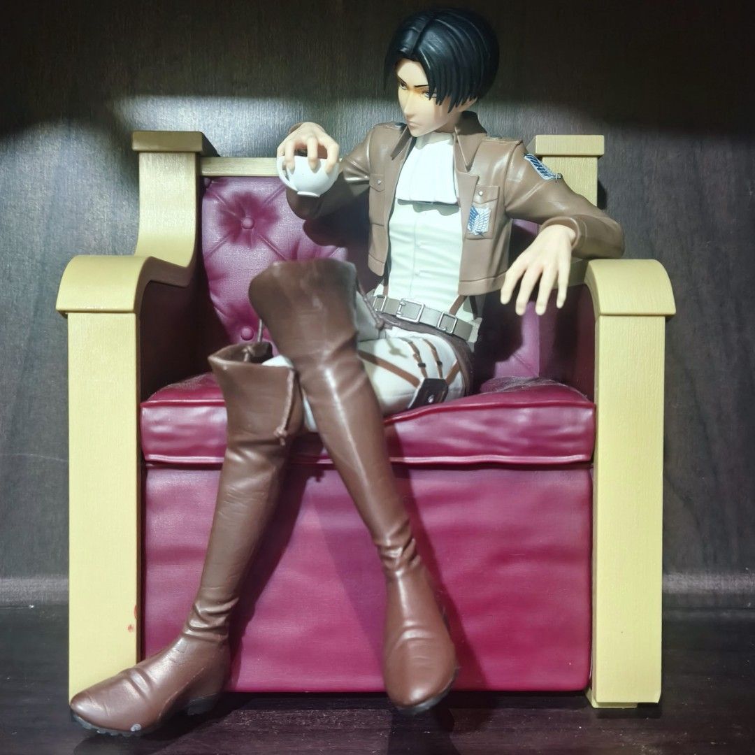 [Ori] Levi Ackerman Popcorn Bucket Attack on Titan AoT Figure, Hobbies ...
