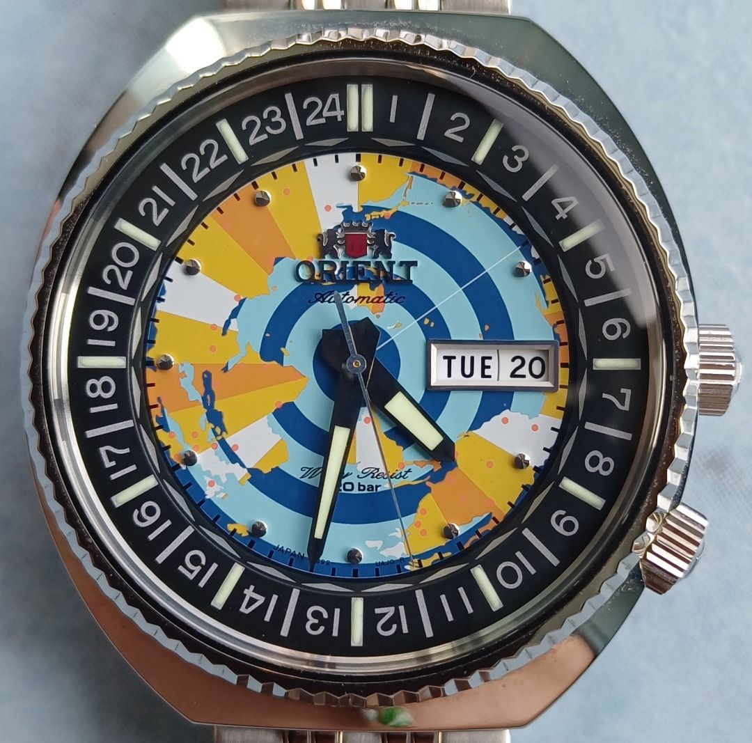 Orient Revival World Map Limited edition RA-AA0E04Y Automatic Watch ...
