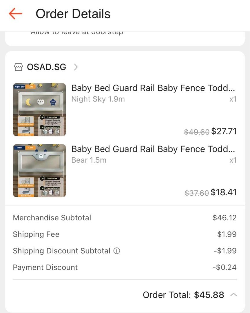 4 Sides Baby Bed Guard Rail - 1.5m x 1.9m, Babies & Kids, Baby Nursery ...