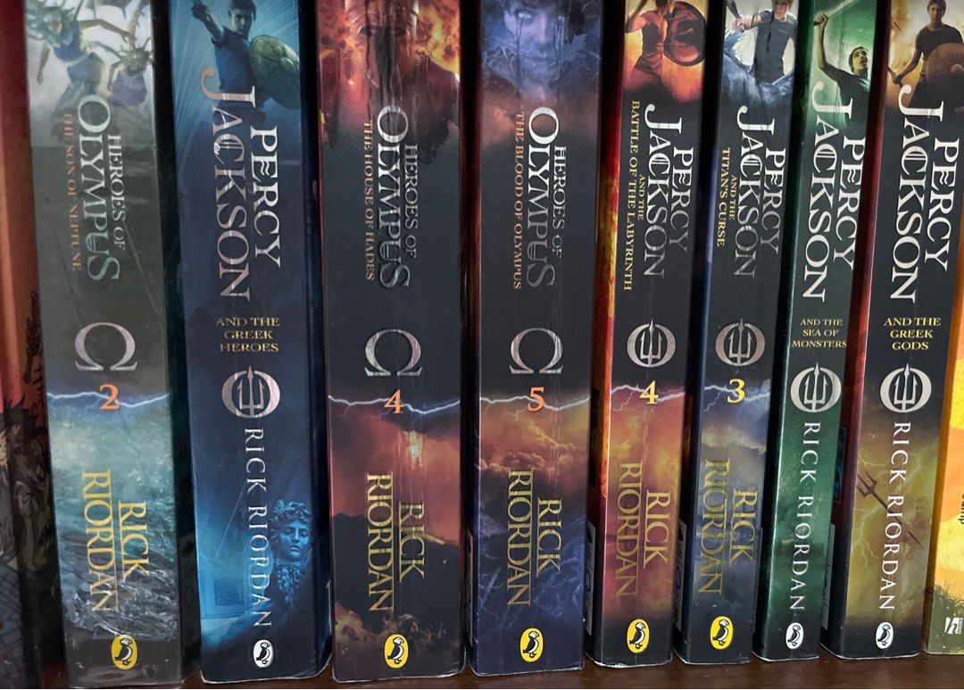 Percy Jackson & Heroes of Olympus Book Set, Hobbies & Toys, Books ...