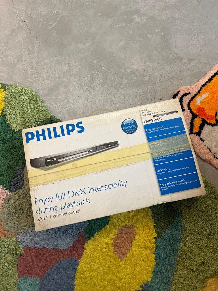 Philips DVD Player DVPS166K, Hobbies & Toys, Music & Media, CDs & DVDs ...