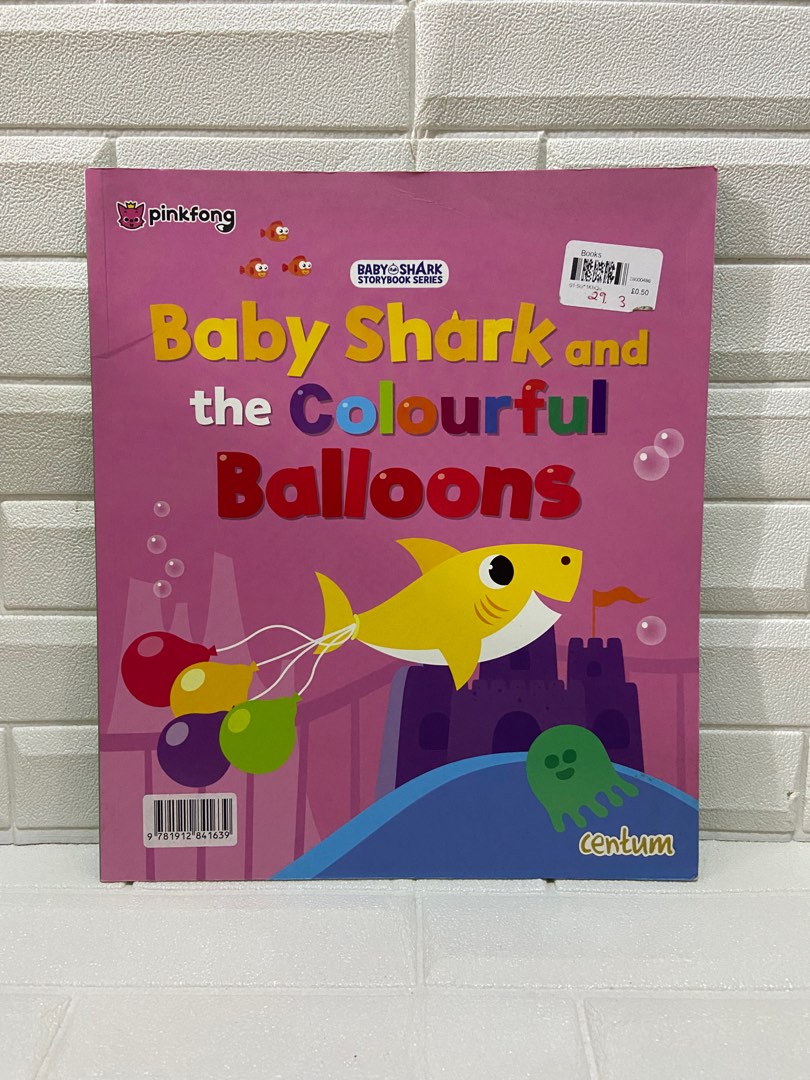 Pinkfong Baby Shark and the Colourful Balloons Storybook, Hobbies ...
