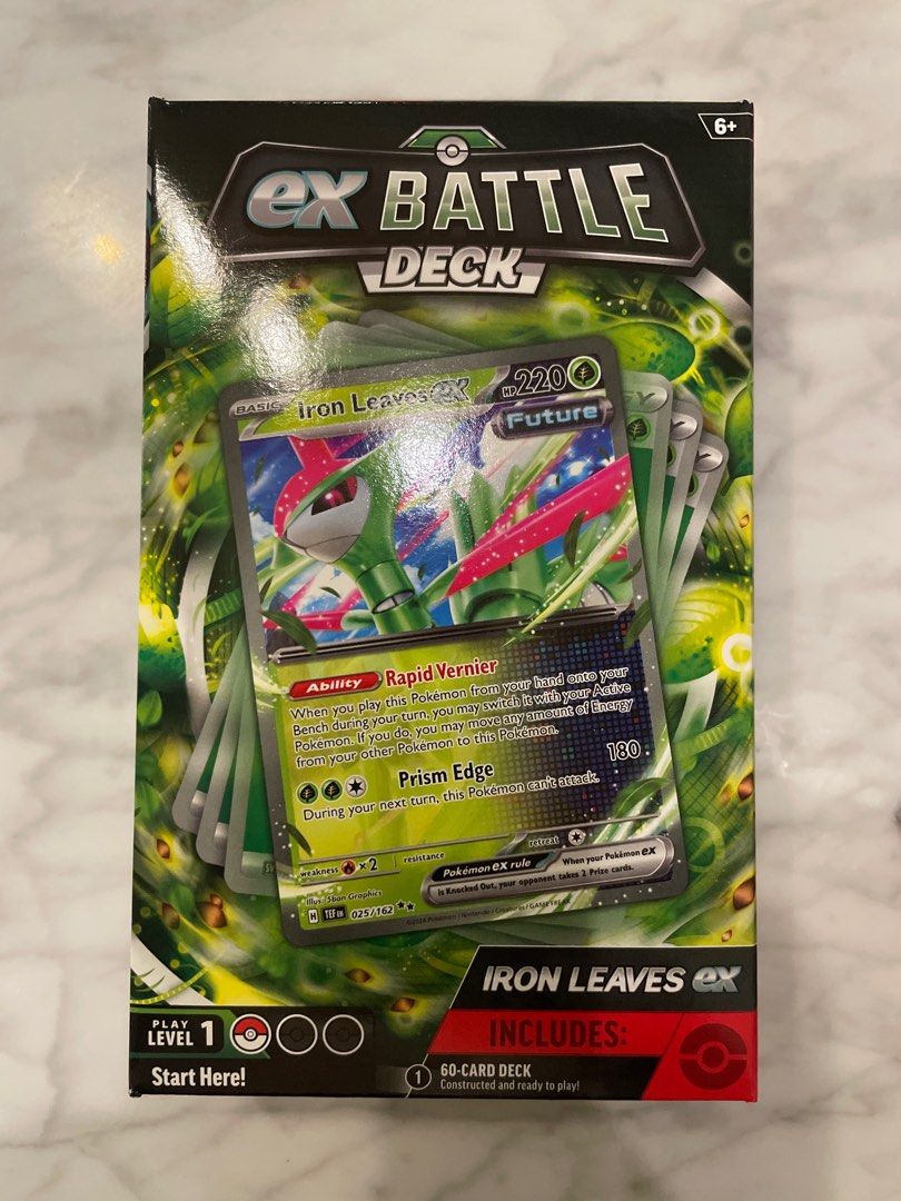 Pokemon TCG Iron Leaves ex Battle Deck, Hobbies & Toys, Toys & Games on ...