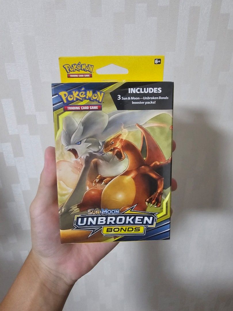 Pokemon TCG Sun & Moon Unbroken Bonds 3 Booster Pack Hanger Box Pokémon ...