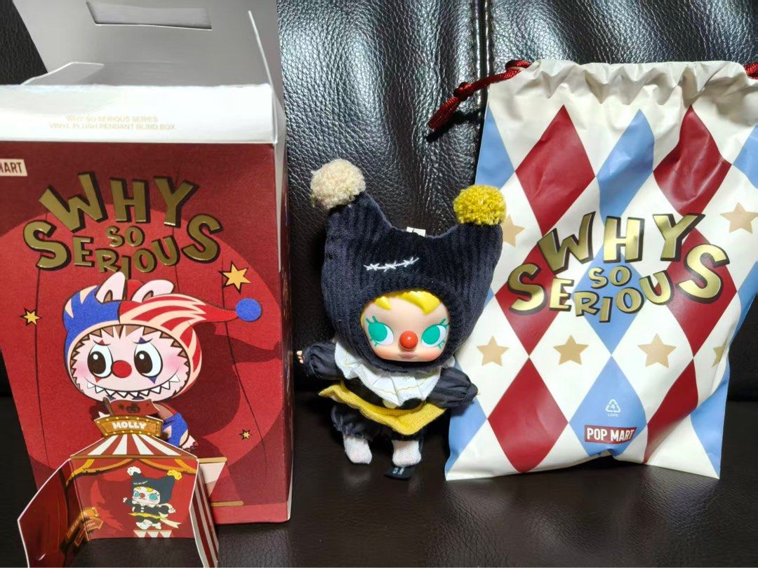 POP MART Why So Serious Plush Toy, Hobbies & Toys, Toys & Games on ...