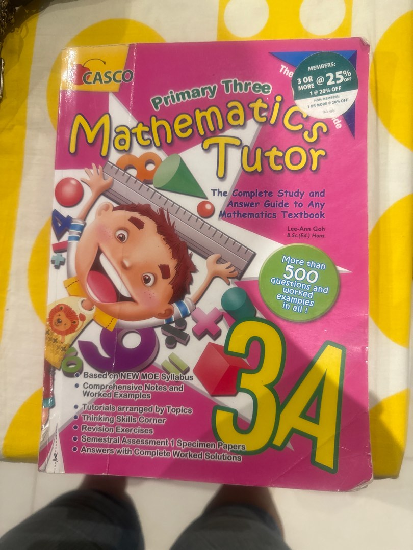 Primary 3 Mathematics Tutor Textbook, Hobbies & Toys, Books & Magazines ...