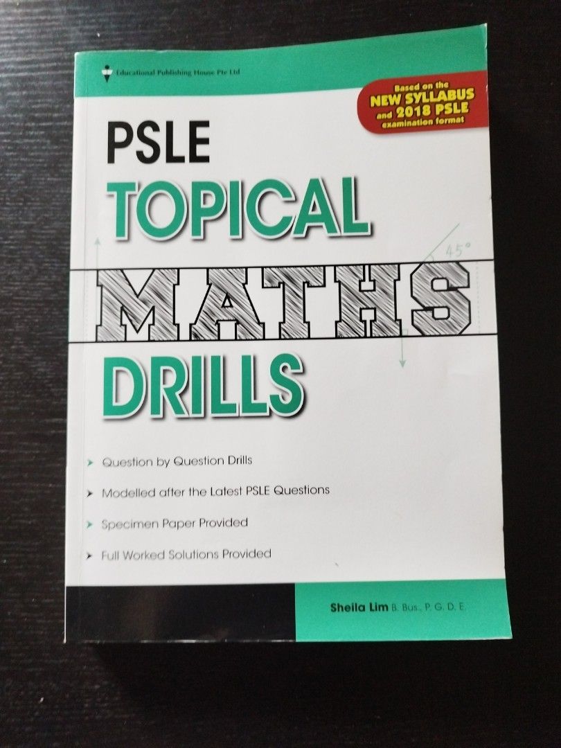 PSLE Topical Maths Drills Textbook, Hobbies & Toys, Books & Magazines ...