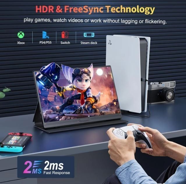 Same Day Pickup Delivery!* 15.6" inch Portable HD Monitor For Gaming ...