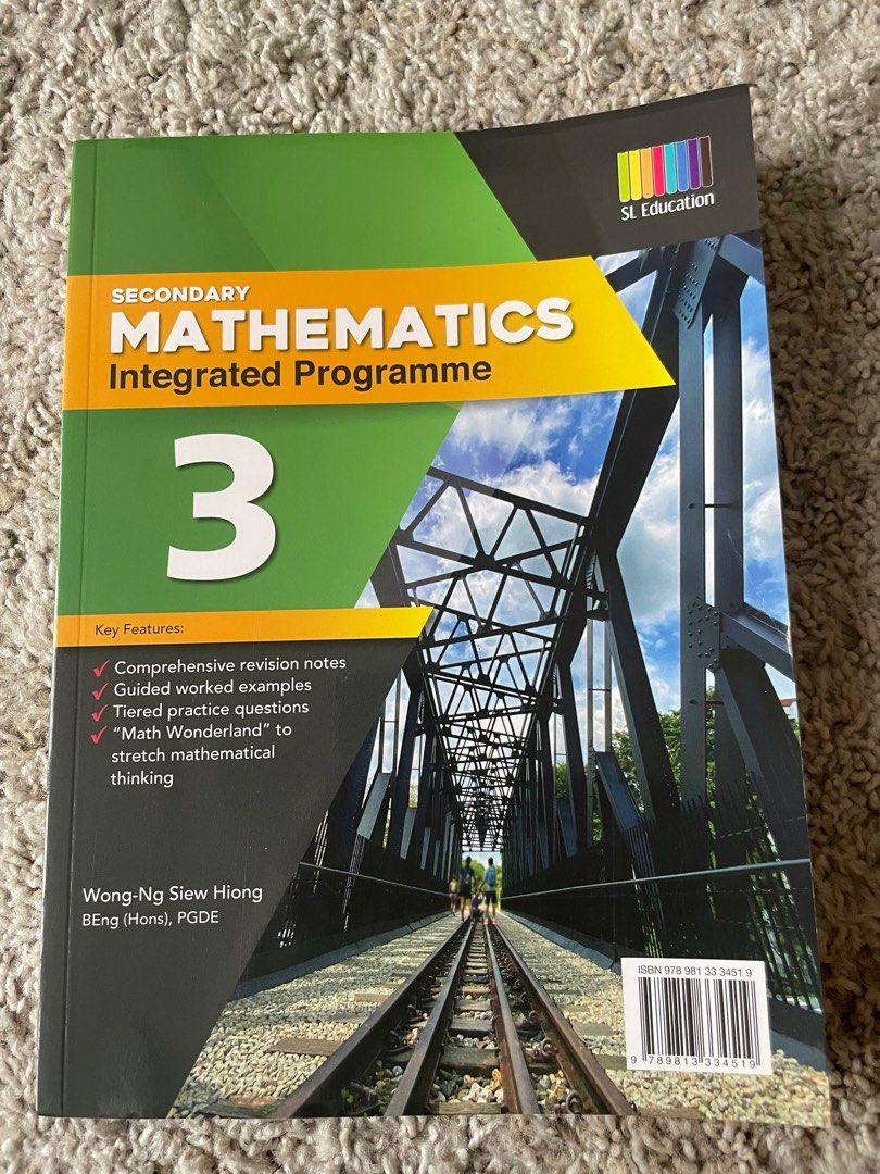 Secondary Mathematics Integrated Programme 3 Textbook, Hobbies & Toys ...