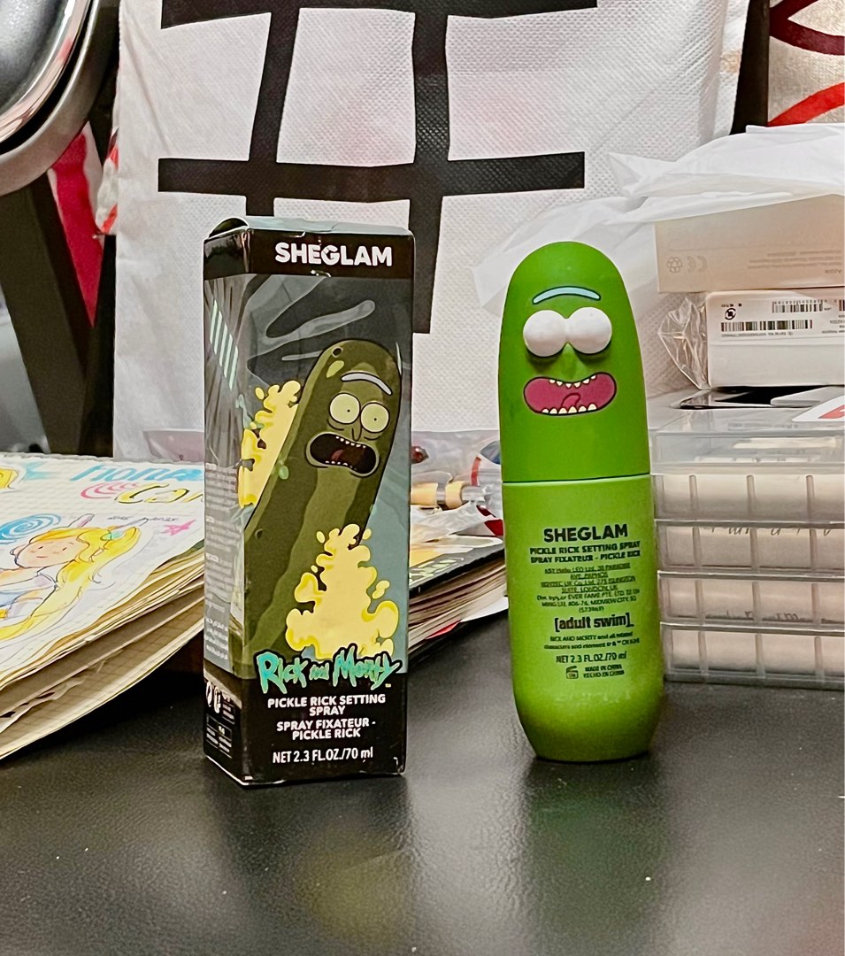 sheglam rick and morty x sheglam pickle rick setting spray, Beauty ...