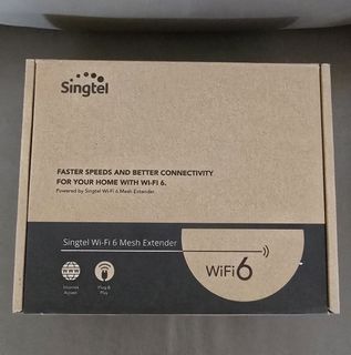 Singtel Wifi 6 Mesh Extender, Computers & Tech, Parts & Accessories ...