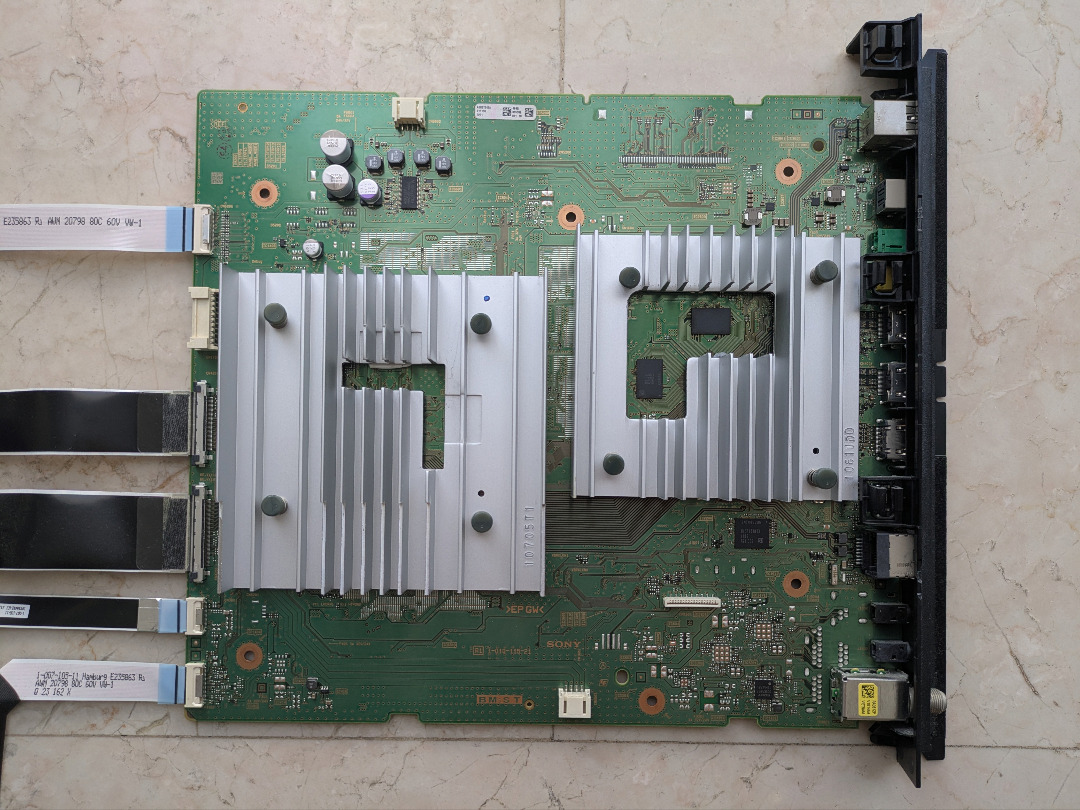 Sony 65X90J TV Parts - main board, tcon, power supply, led driver board ...