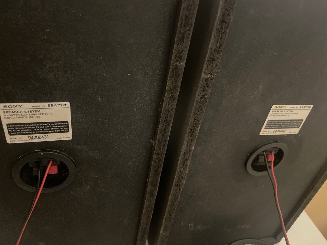 Sony SS-V7770 Speaker System + Sonic Gear Subwoofer, Audio, Soundbars ...