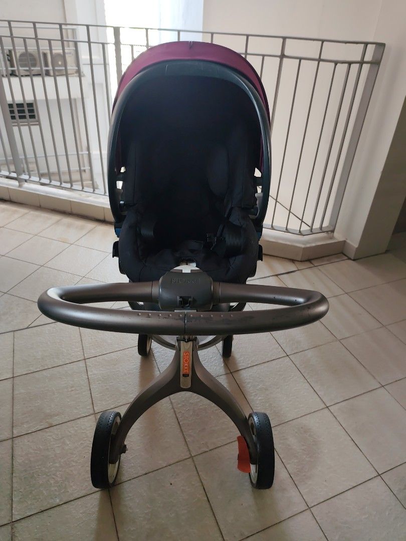 Stokke Xplory V4 Stroller - Purple, Babies & Kids, Going Out, Strollers ...