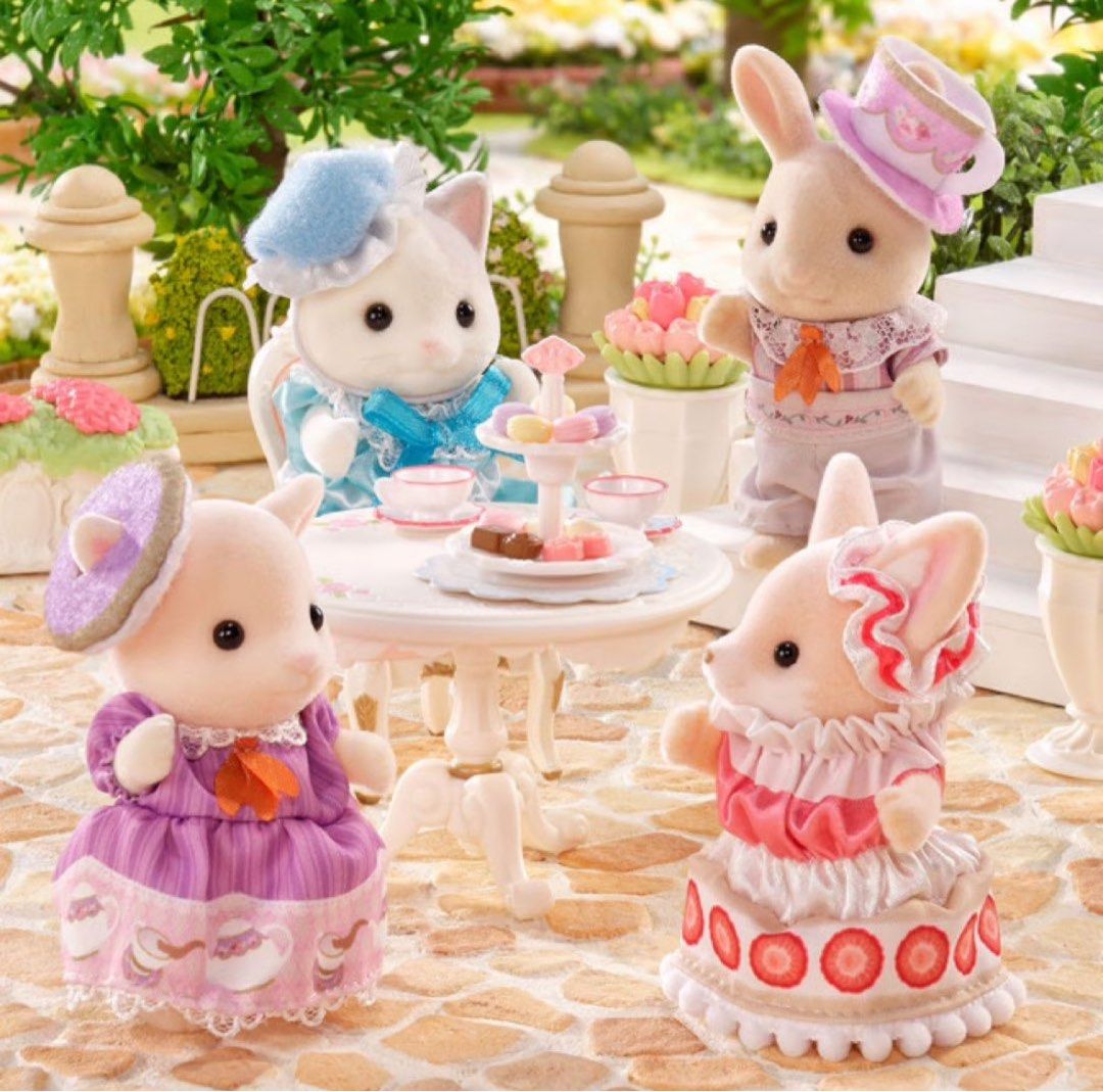 Sylvanian Families - Tea Time Friends (Rabbit), Hobbies & Toys, Toys ...
