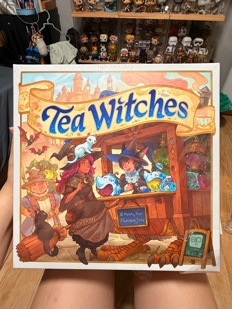 Tea Witches Board Game with Deluxe Upgrade Kit, Hobbies & Toys, Toys ...