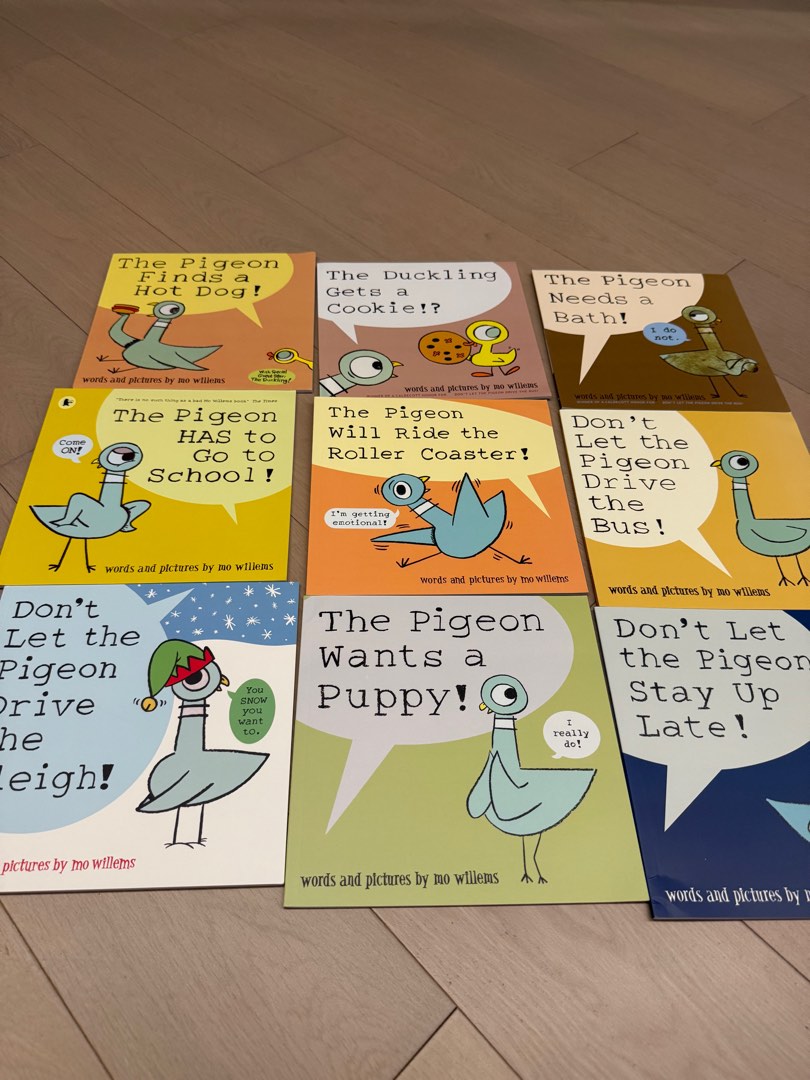 The Pigeon books set (9 books) pigeon drive the bus 聖誕 禮物 Christmas ...