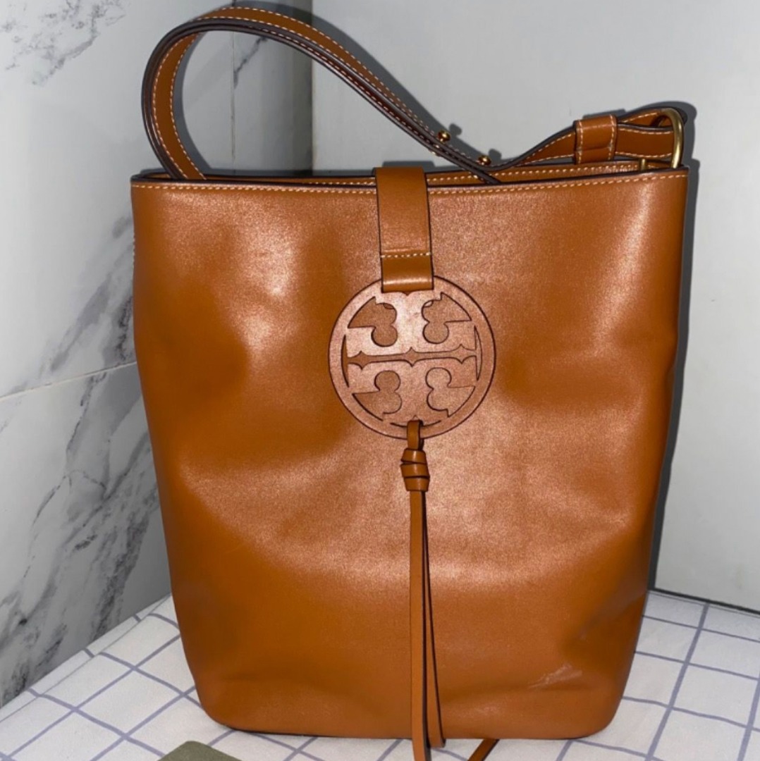 Tory Burch Miller Bucket, Barang Mewah, Tas & Dompet di Carousell