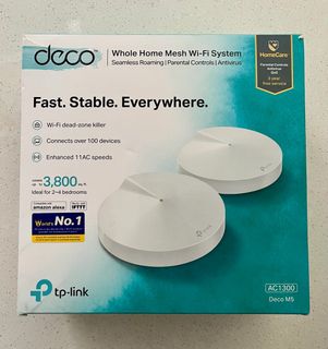 TP-Link Deco M5 AC1300 Whole Home Mesh Wi-Fi System, Computers & Tech ...