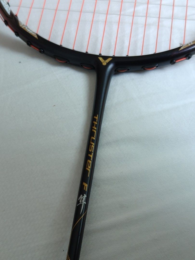 Victor Thruster F Badminton Racket, Sports Equipment, Sports & Games ...