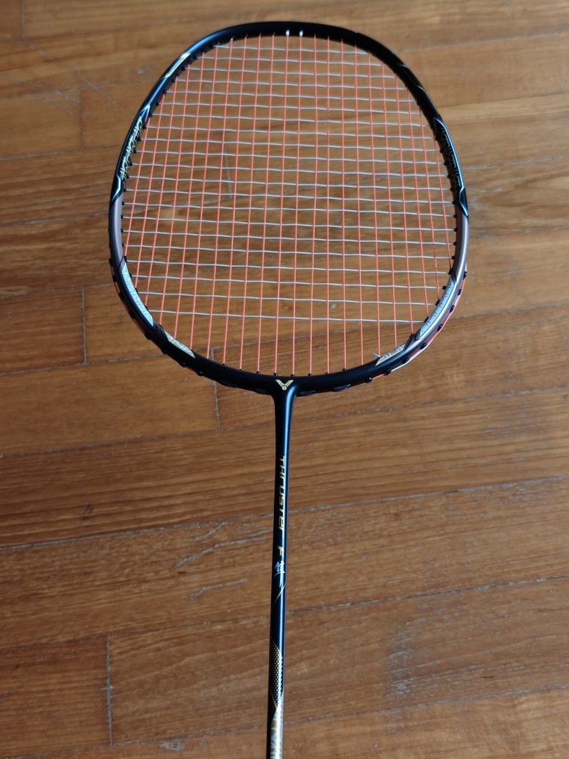 Victor Thruster F Badminton Racket, Sports Equipment, Sports & Games ...