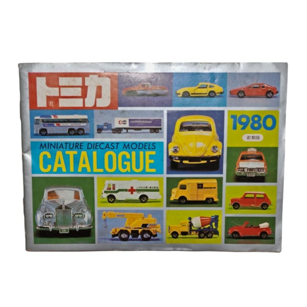 Vintage 1980 Tomica Miniature Diecast Models Car Collection Full Color ...