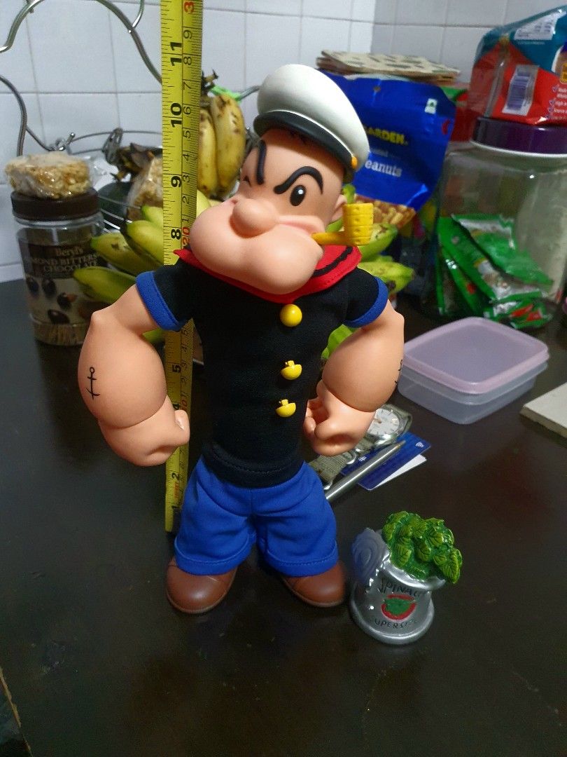 1/6 Scale Popeye the Sailor Man Vinyl Figure /Mezco, Hobbies & Toys ...