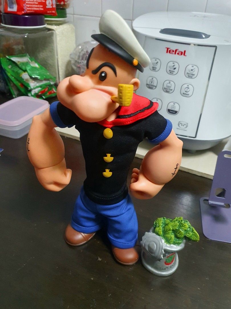 1/6 Scale Popeye the Sailor Man Vinyl Figure /Mezco, Hobbies & Toys ...