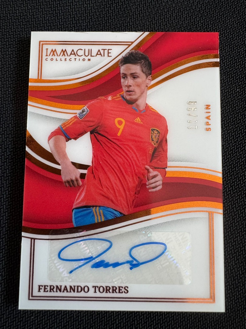 2023 Panini Soccer Card Immaculate Collection Fernando Torres Spain ...