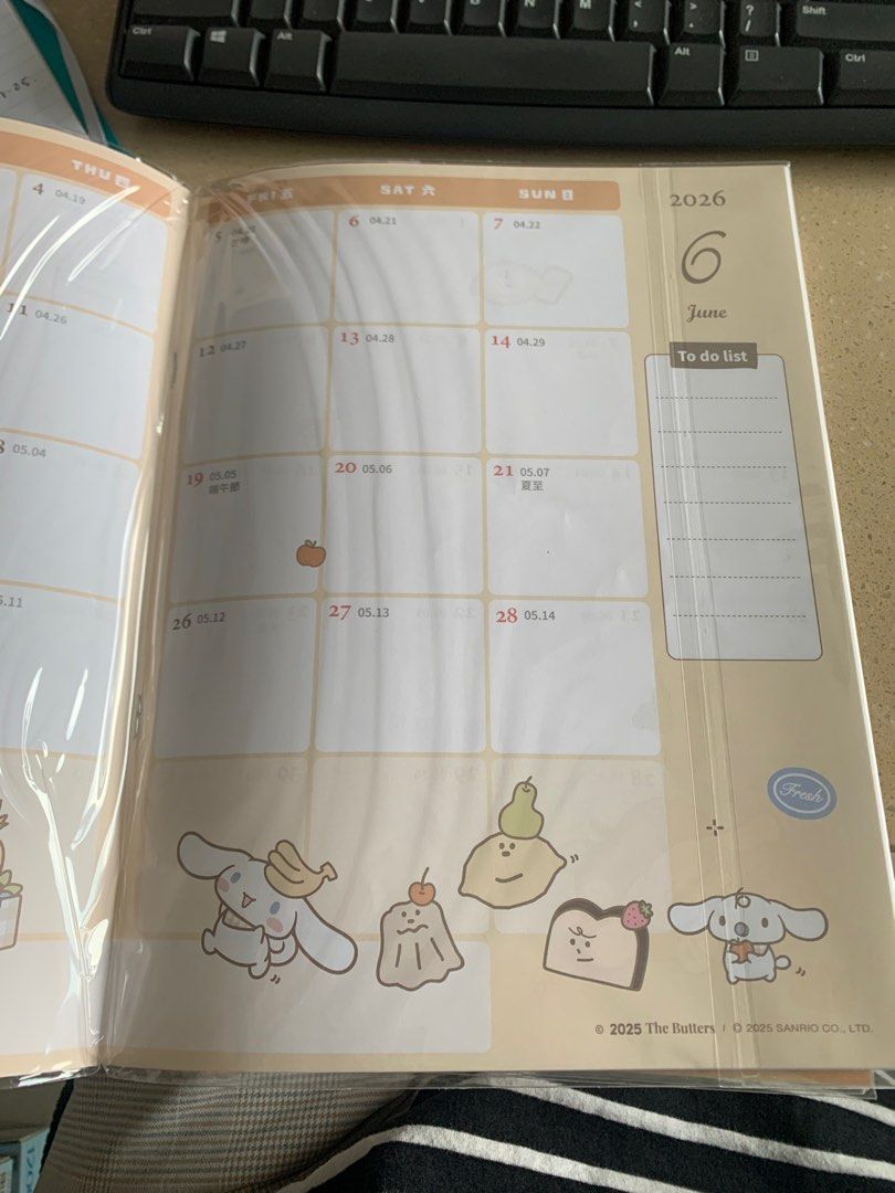 2026 cinnamonroll planner in A4, Hobbies & Toys, Stationery & Craft ...