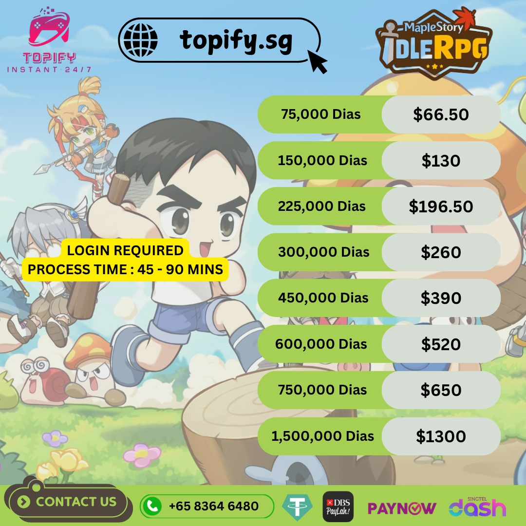 [24/7] Maplestory Idle | Maplestory Idle Blue Diamonds | Maplestory ...
