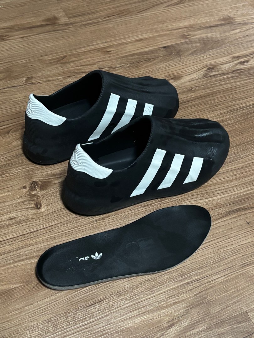 Adidas Adifoam Superstar Black Original, Fesyen Pria, Sepatu , Sepatu ...
