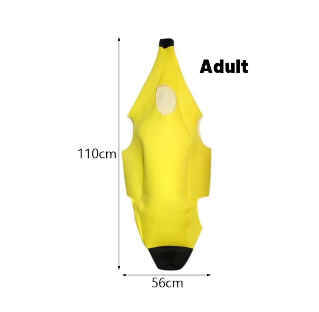 Adult Banana Costume, Hobbies & Toys, Occasions & Party Supplies on ...