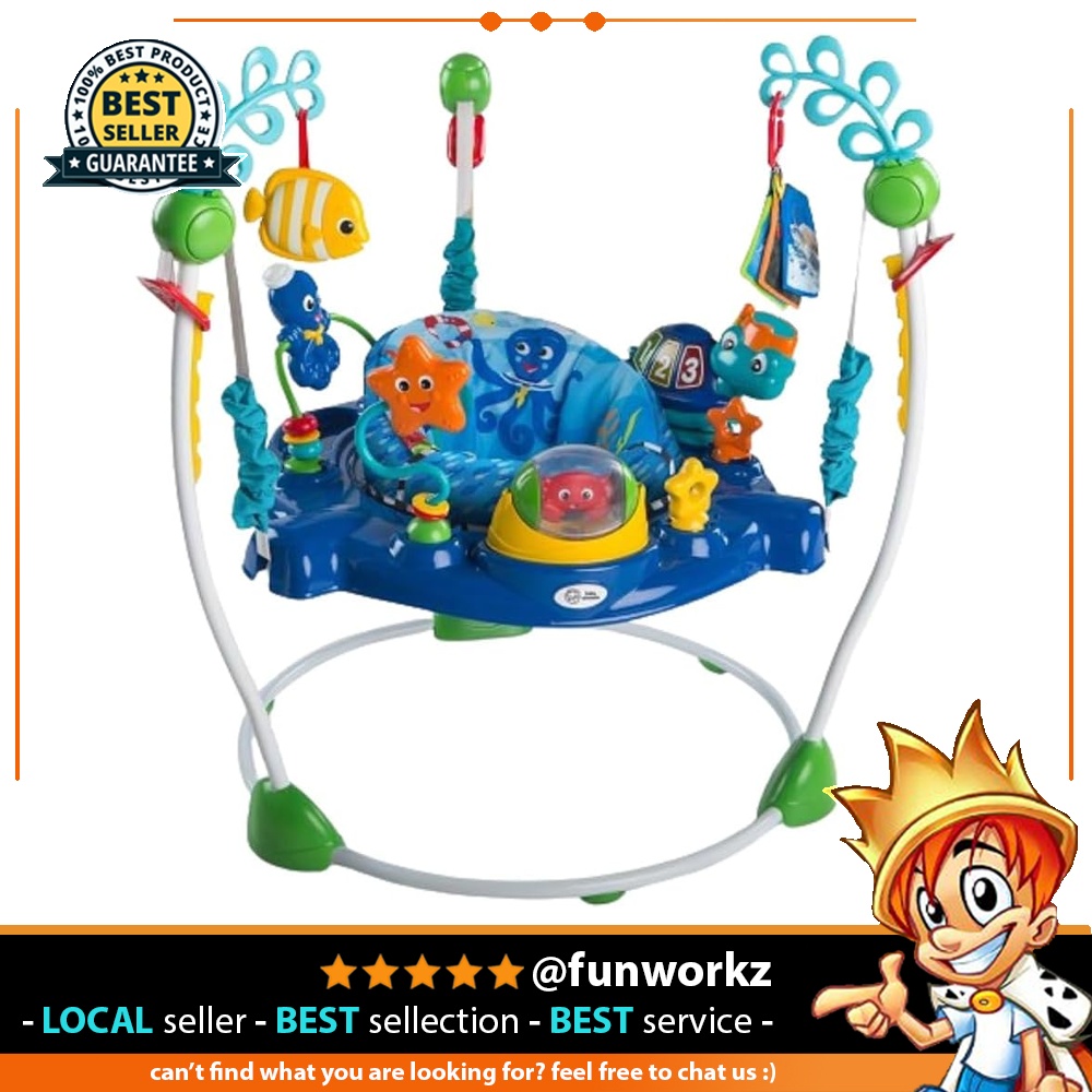 Baby Einstein BE10455 Neptune's Ocean Discovery Jumper, Blue, Babies ...