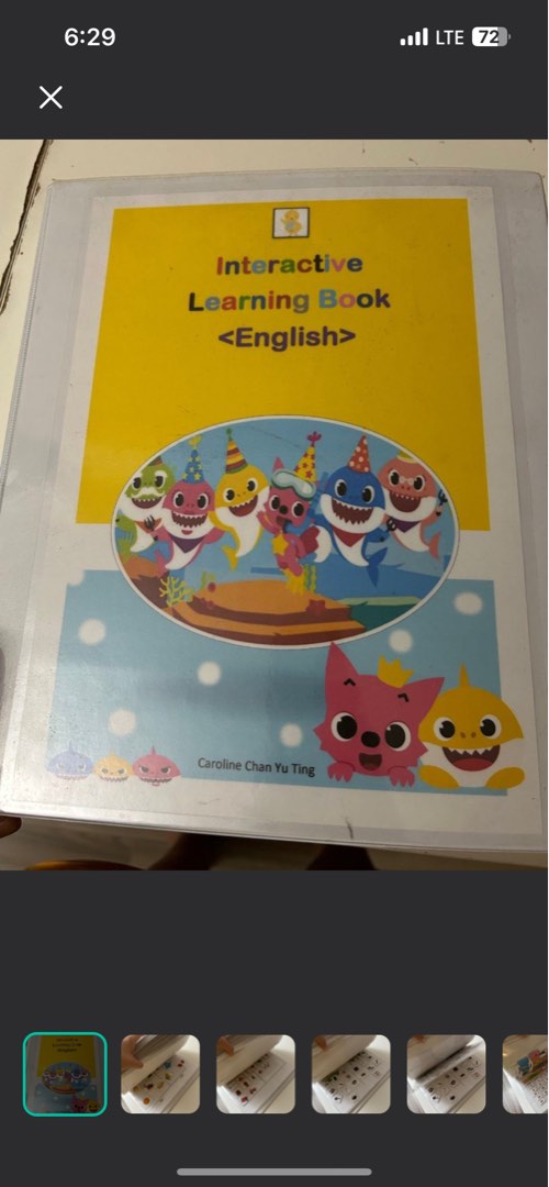 Baby Shark Interactive Learning Book, Hobbies & Toys, Books & Magazines ...