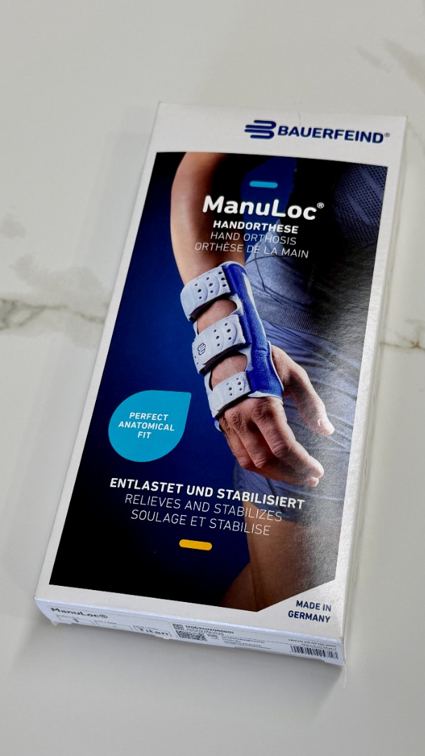 Bauerfeind ManuLoc Hand Orthosis - Size 1, Health & Nutrition, Braces ...