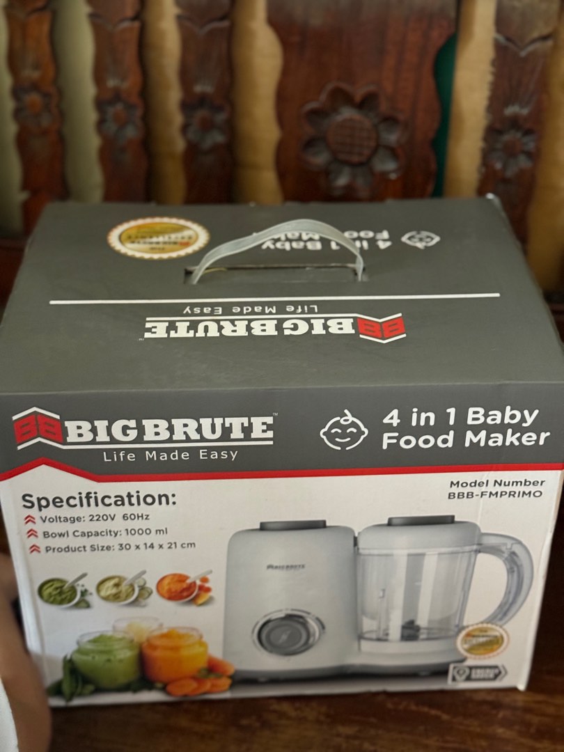 Big Brute 4-in-1 Baby Food Maker, Babies & Kids, Nursing & Feeding ...
