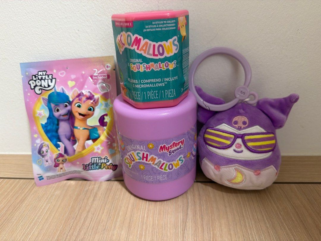 BN Squishmallows, My Little Pony, Mystery Squad Blind Box, Kuromi ...