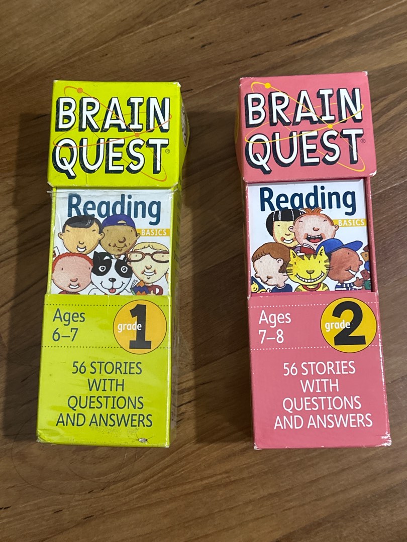 brain quest 1 and 2, Hobbies & Toys, Toys & Games on Carousell