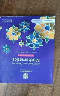 Cambridge Lower Secondary Mathematics 9, Hobbies & Toys, Books & Magazines, Textbooks on Carousell