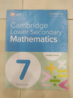 Cambridge Lower Secondary Mathematics 9, Hobbies & Toys, Books & Magazines, Textbooks on Carousell
