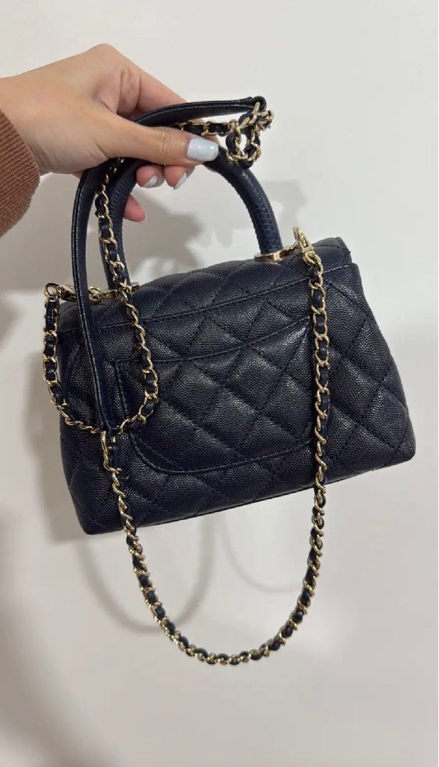 Chanel Coco Handle Mini, Luxury, Bags & Wallets on Carousell