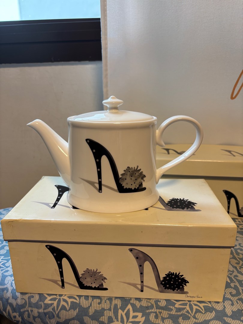 Christopher Vine High Heel Teapot set, Furniture & Home Living ...