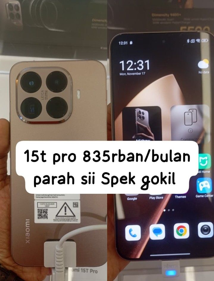 Cicilan handphone Xiaomi 15t dan Xiaomi 15t pro, Telepon Seluler ...