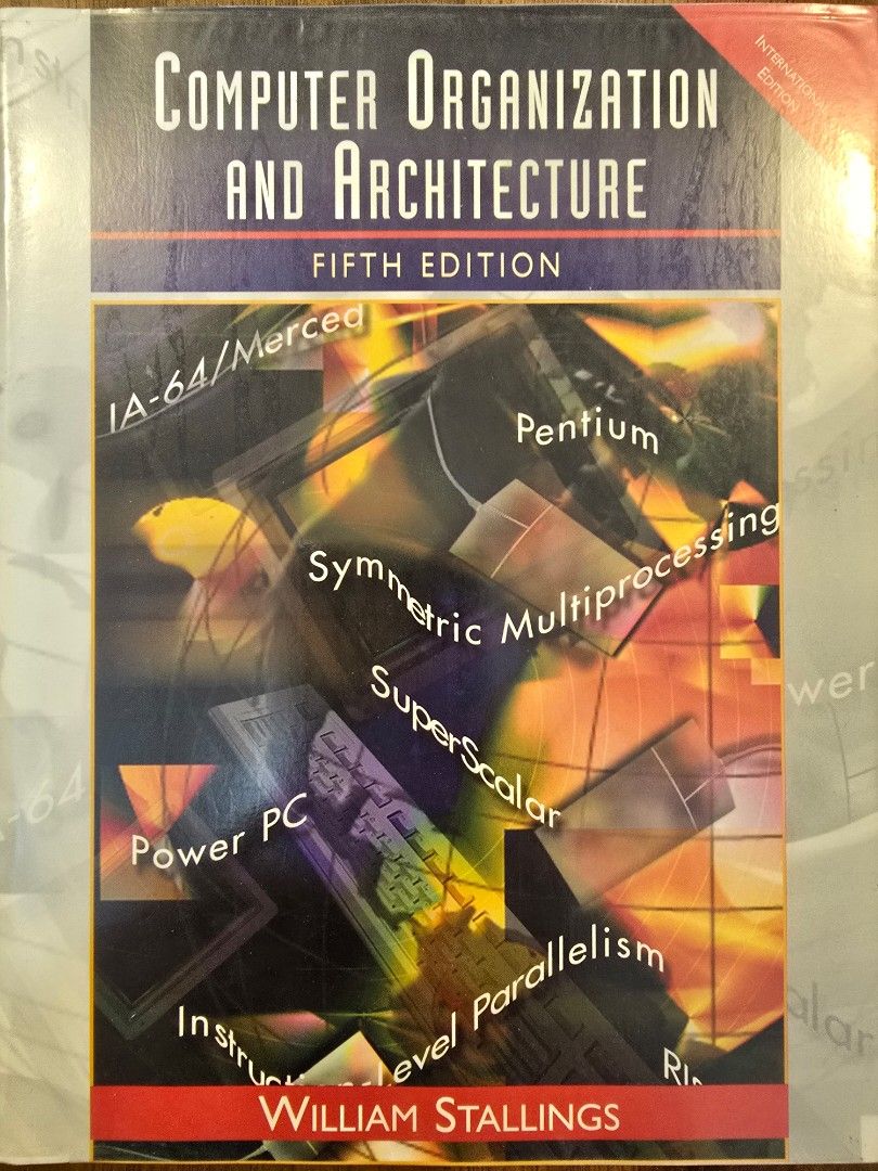 Computer Organization and Architecture 5th Edition, Hobbies & Toys ...
