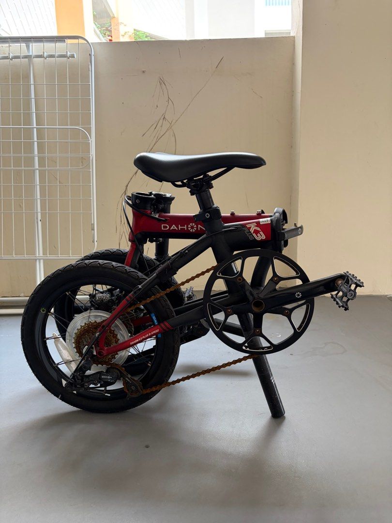 Dahon K3 Plus 9-Speed Folding Bike, Sports Equipment, Bicycles & Parts, Bicycles on Carousell