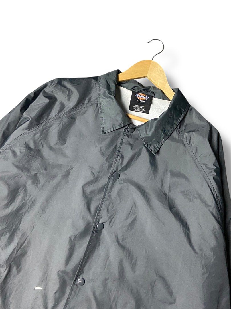 DICKIES NYLON SNAP FRONT JACKET (32), Men's Fashion, Activewear on ...