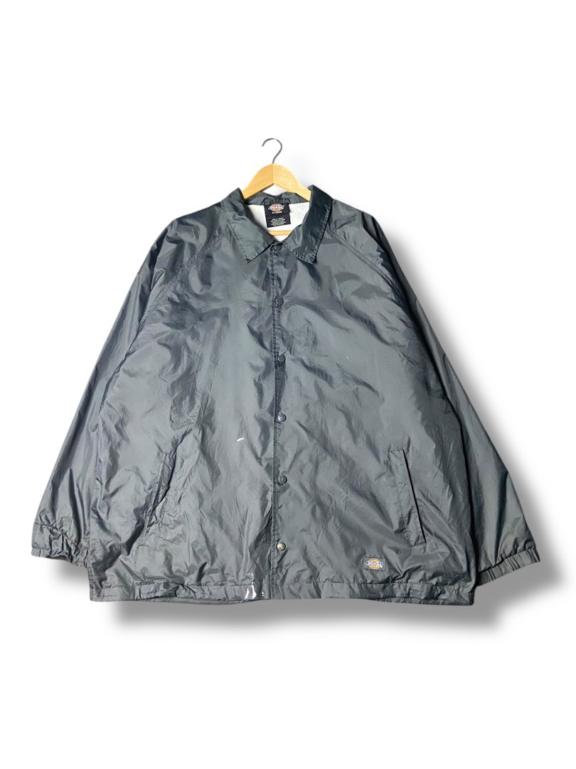 DICKIES NYLON SNAP FRONT JACKET (32), Men's Fashion, Activewear on ...