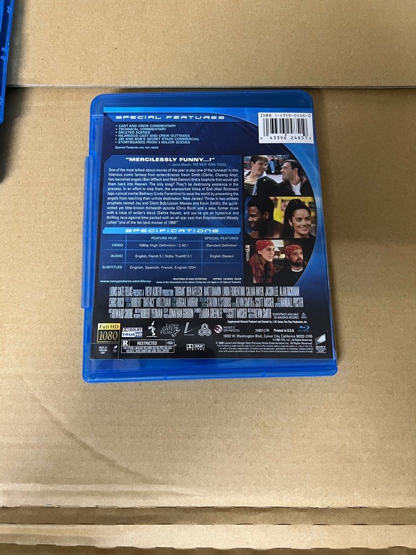Dogma kevin smith ben affleck matt damon comedy bd bluray NOT 4k dvd, Hobbies & Toys, Music ...