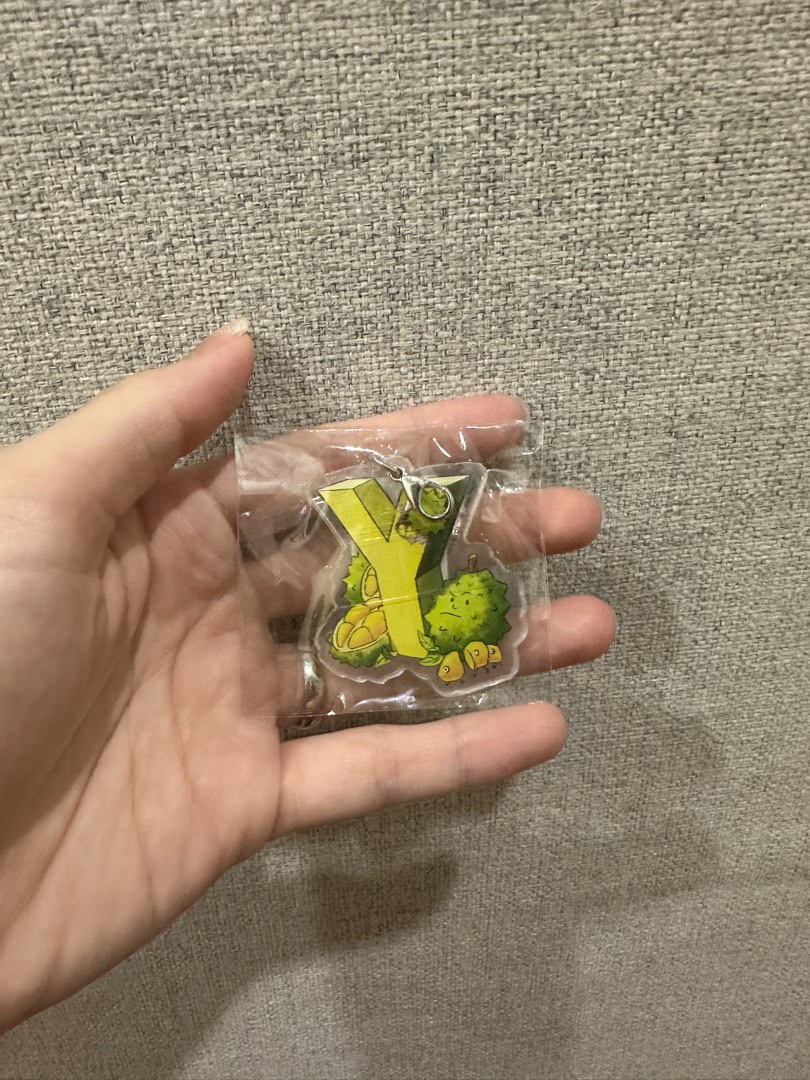 Durian Letter Y Keychain, Hobbies & Toys, Stationery & Craft, Other ...